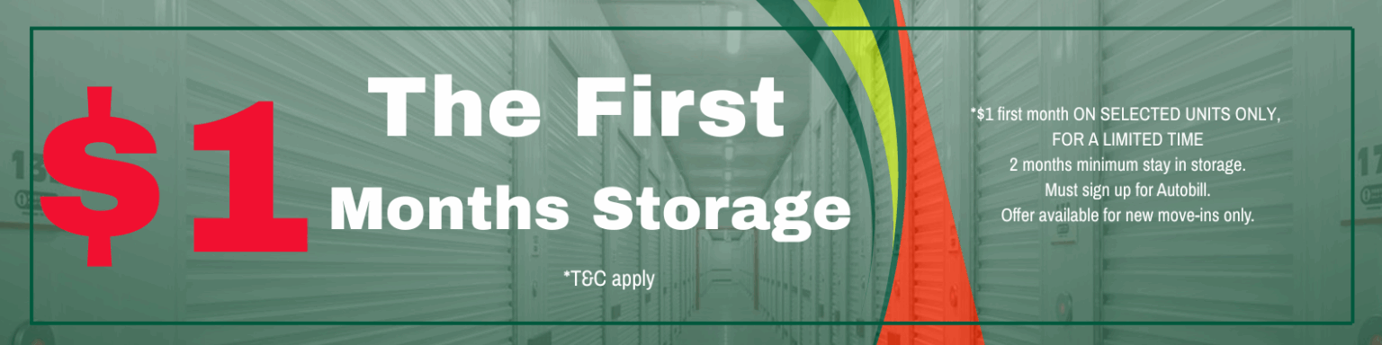 Self Storage Units Melbourne | $1 For Your First Month*